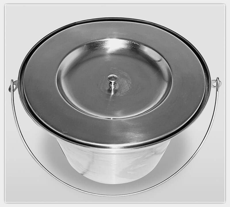 Edelstahl Toiletteneimer Mit Deckel ATO FORM GmbH